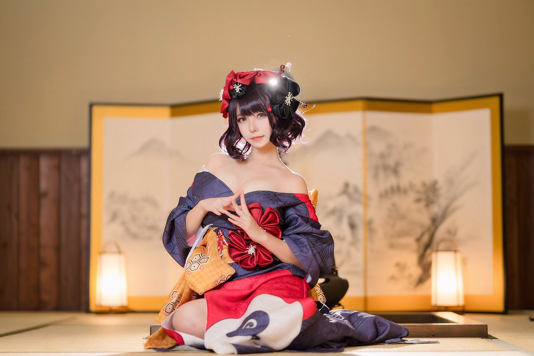 菌烨TAKO cosplay 葛饰北斋 【18P】 - ACG壁纸