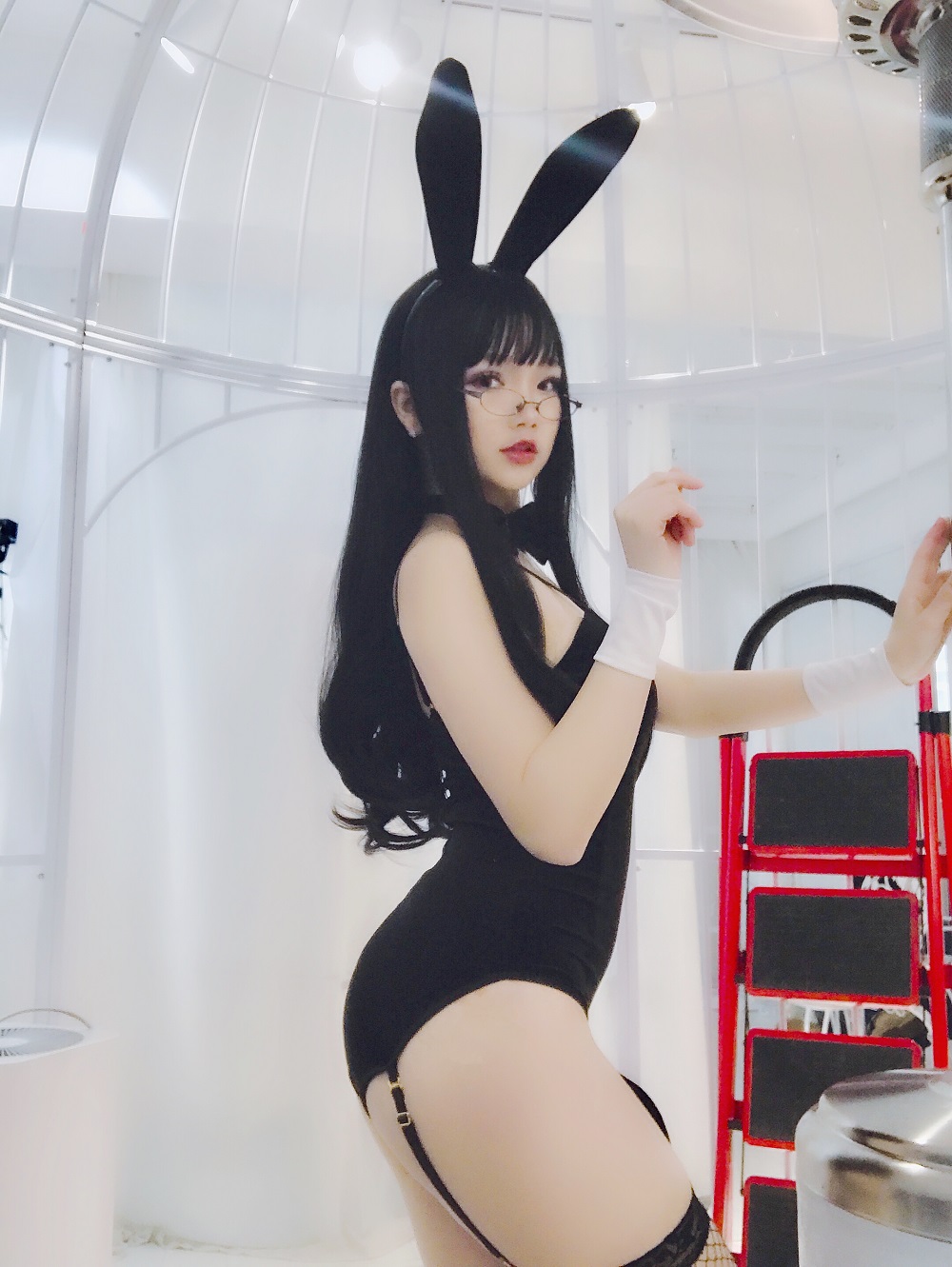 雪晴Astra：黑色兔女郎 24P 4v - ACG壁纸