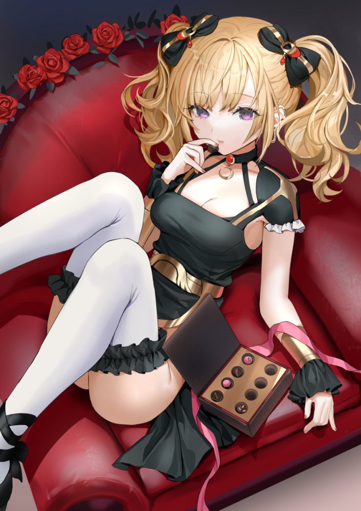 二次元：好看的双马尾少女图片 39P - ACG壁纸