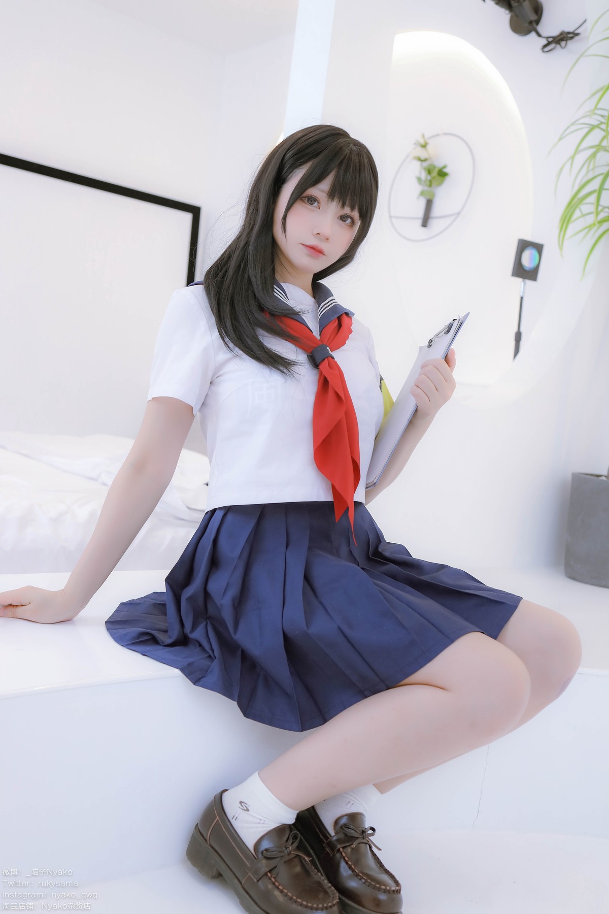 Cosplay：Nyako喵子 风纪委员 85P - ACG壁纸