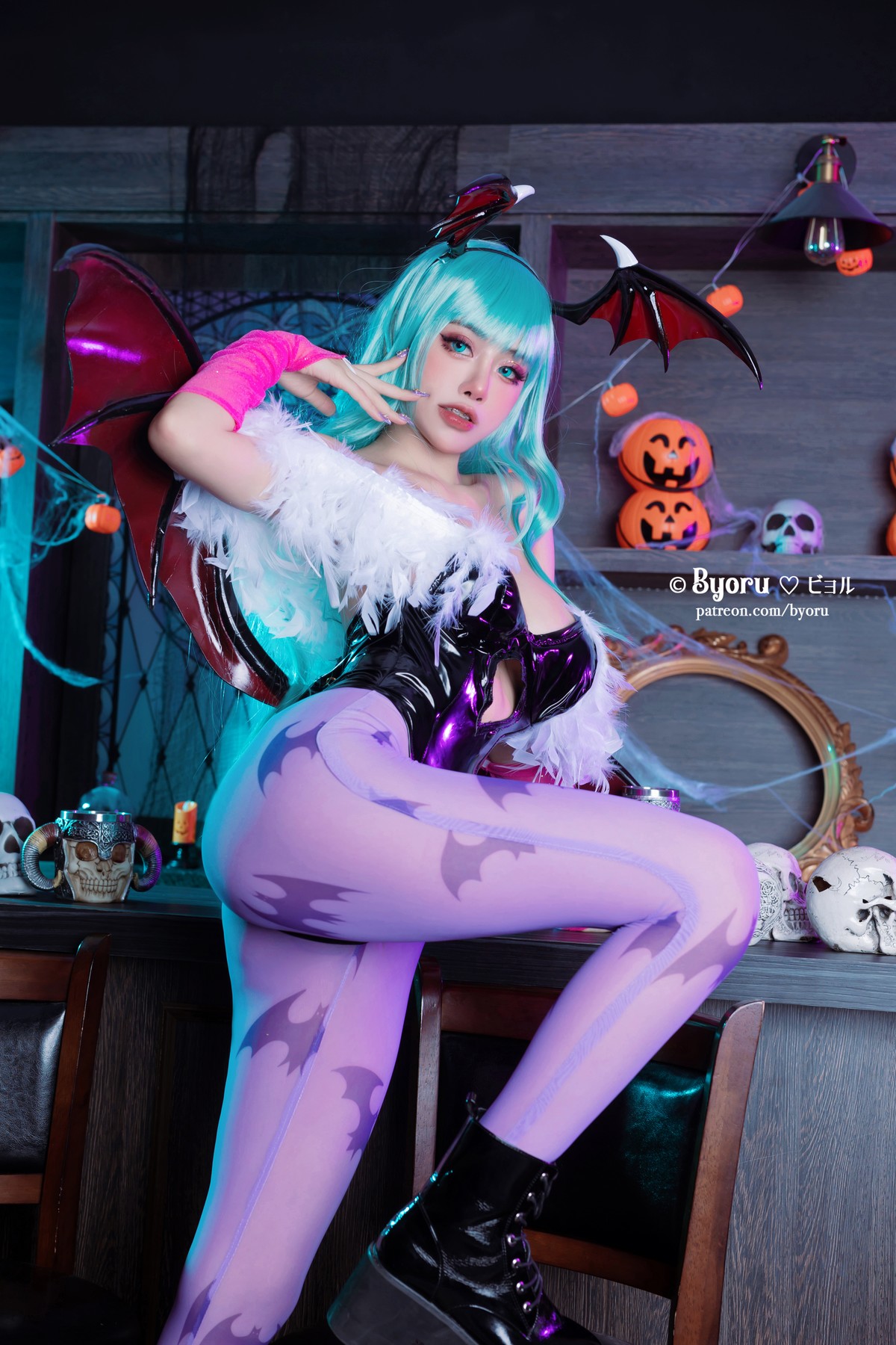 Cosplay：萝莉Byoru Morrigan 32P - ACG壁纸